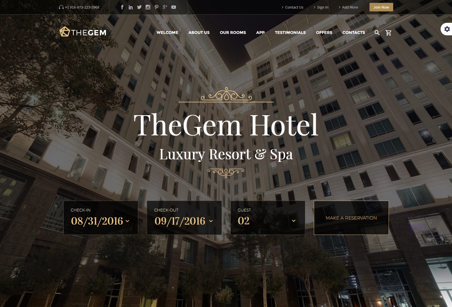 25+ Best Free Hotel WordPress Themes 2022 - Codeless