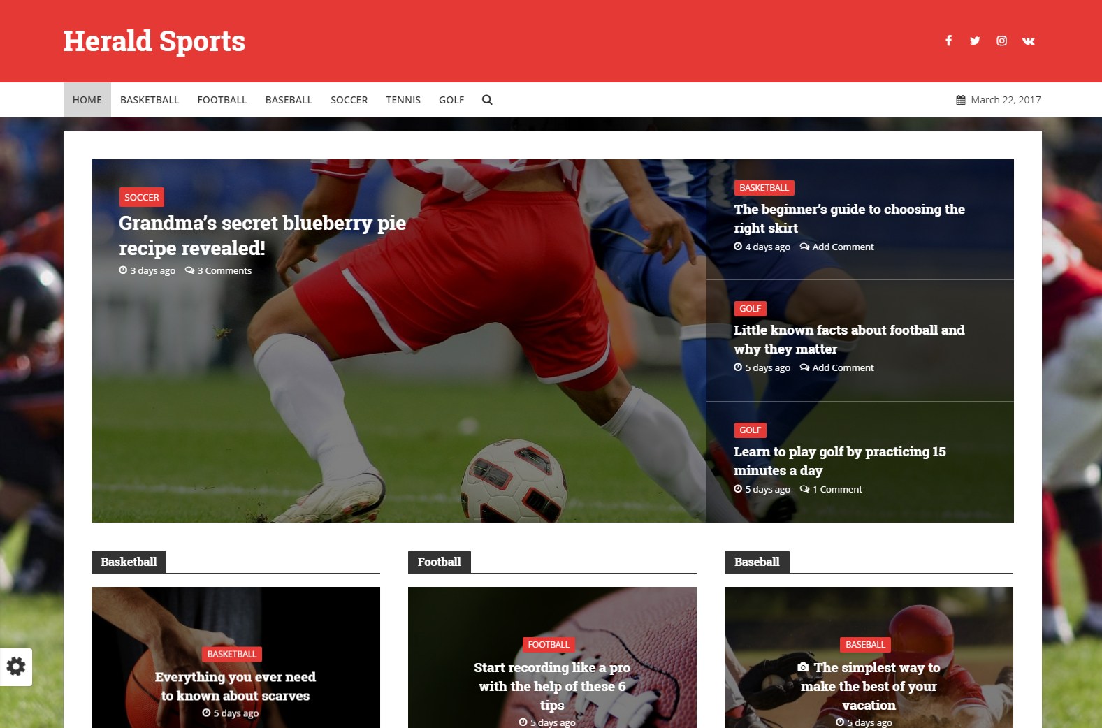 15+ Best Football / Soccer WordPress Themes 2025