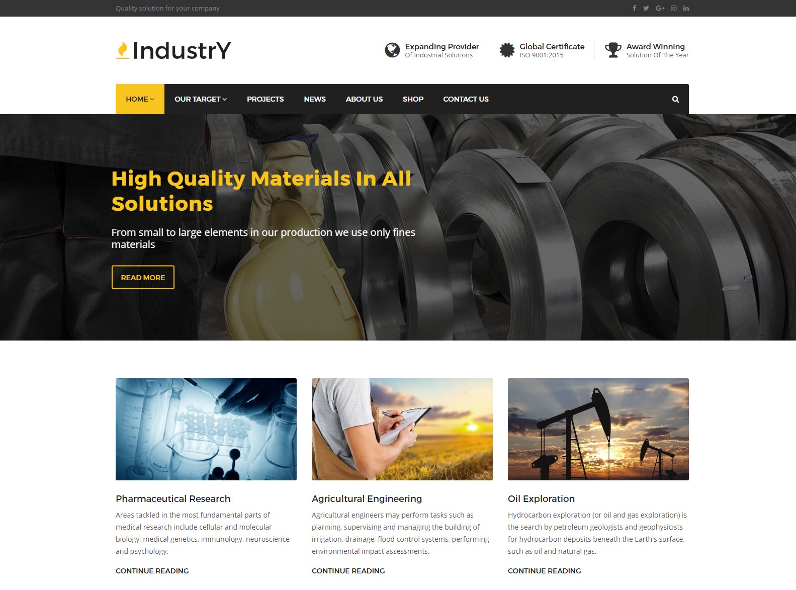 20+ Best Industrial WordPress Themes 2022 - Codeless
