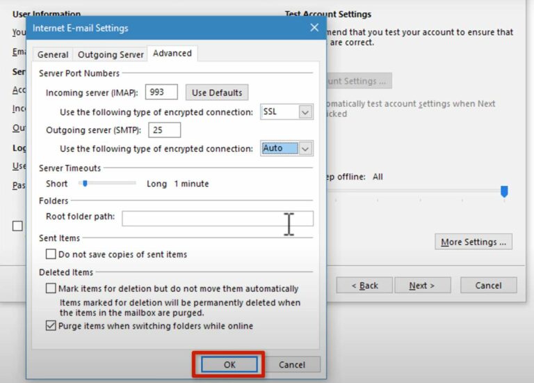 How to Add a Gmail Account to Outlook 2010-2016 - Codeless
