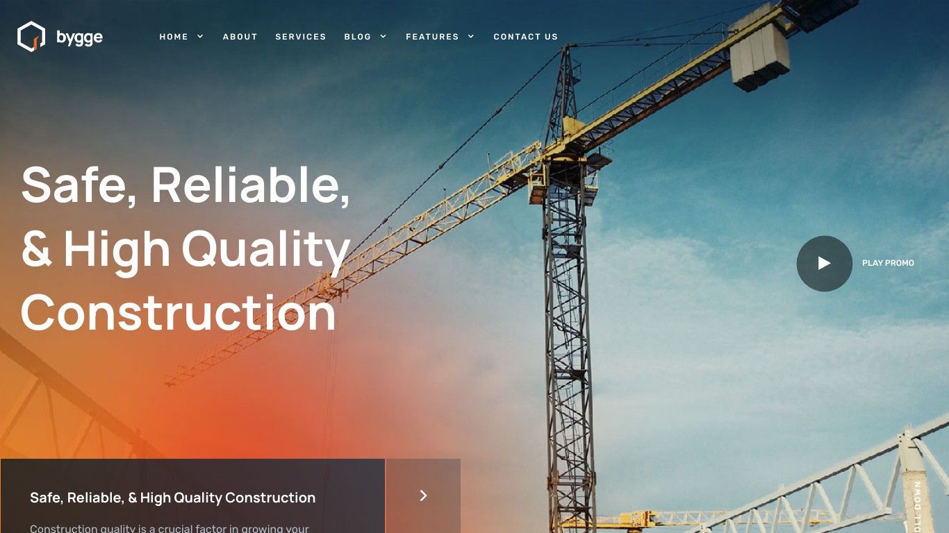 25 Best Construction Company WordPress Themes 2026