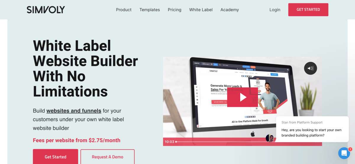 5 Best White Label Website Builders 2025 (Compared) - Codeless