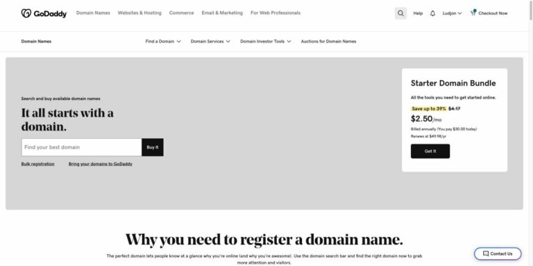 Domain Name Renewal Prices Comparison (including Godaddy)