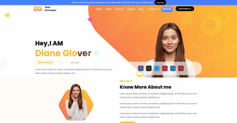 10 Best Free Elementor Landing Page Templates 2023 - Codeless