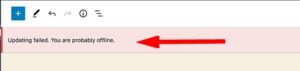 How to Fix: WordPress update failed you are probably offline.