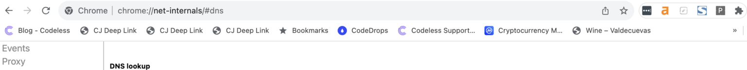 Chrome://net-internals/#dns: Clear Chrome DNS Cache - Codeless