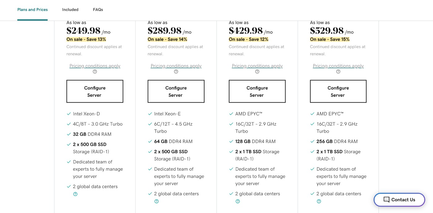 7 Best Managed Dedicated Servers 2025 (Compared) - Codeless