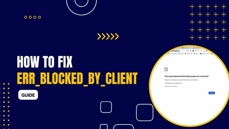 How to Fix ERR_BLOCKED_BY_CLIENT (GUIDE) 2025 - Codeless