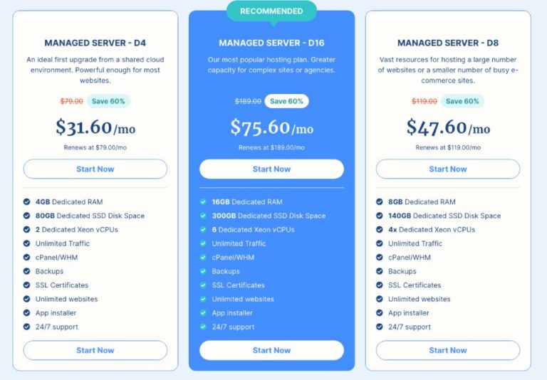 10 Best Dedicated Server Web Hosting Providers 2025 (Under $70)